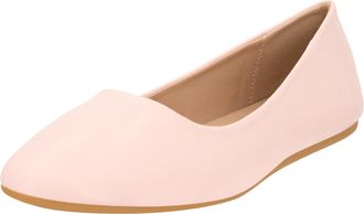 Elara Damen Ballerina Bequeme Slip Ons Flach Chunkyrayan DY-10A Rosa-40