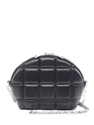 Bottega Veneta sac porté épaule Half Moon (années 2000) - Noir