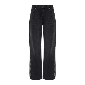 AllSaints Sway Jeans mit Applikationen - - Jeans - Damen - Schwarzk - W25
