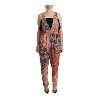 Pinko Viskose Jumpsuit-Kleid mit Blumendruck - - Jumpsuits & Playsuits - Damen - Mehrfarbig - L