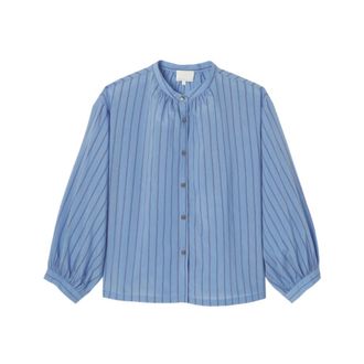 A.P.C. Bela Bluse mit 3/4-Arm - - Blouses & Shirts - Damen - Blau - M