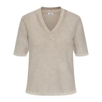 Lind V-neck Tricots - Femme - Pulls - Beige - Taille: 44 FR
