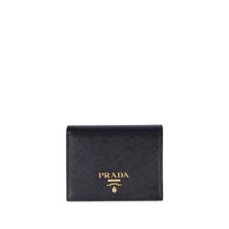 Prada Kleine Saffiano Leder Geldb&ouml;rse - - Accessories - Damen - Schwarzk - ONE SIZE