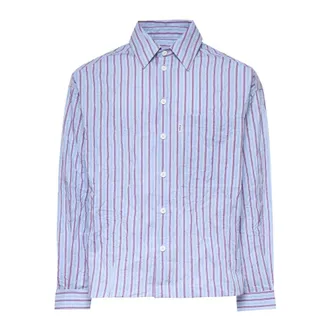 BONSAI Homme, Chemises, Bleu, Taille: L Botton Down Shirt