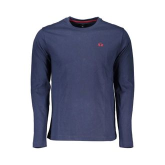 La Martina K&ouml;nigsblaues Besticktes T-Shirt - - Tops - Herren - Blau - 2XL