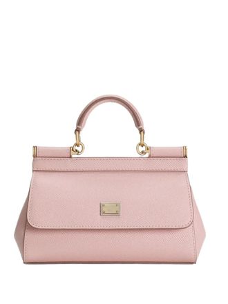 Dolce & Gabbana logo-plaque tote bag - Rose