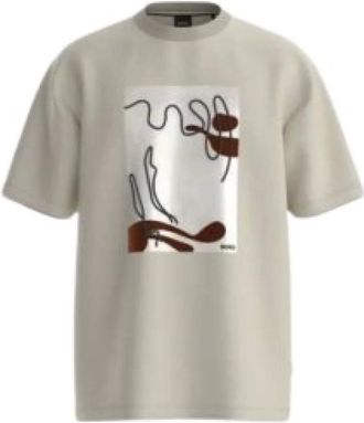 HUGO BOSS Homme, Tops, Blanc, Taille: 3XL T-Chemises