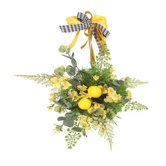 BESPORTBLE Fr&uuml;hlingskranz Dekoanh&auml;nger aus Langlebigem Material Realistischer Blumenkranz f&uuml;r T&uuml;r und Wand Pflegeleicht f&uuml;r Festtage und Wohnraumgestaltung