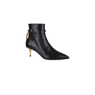 Tom Ford Femme, Chaussures, Noir, Taille: 35 EU Padlock Ankle Boot