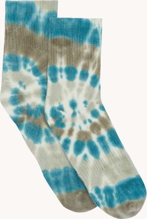 Kujten Chaussettes cachemire tie & dye, 4 fils - Chaussettes Stig Rainbow