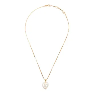 Valentino Garavani Collier Vlogo Signature - Femme - Accessoires - Jaune - Taille: ONE Size