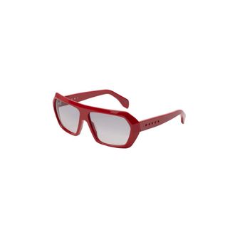 Marni Lunettes de soleil Dhazut - unisex - Accessoires - Rouge - Taille: 64 MM