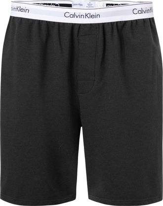 Calvin Klein Underwear Herren Sweatshorts schwarz Baumwolle & Mix unifarben