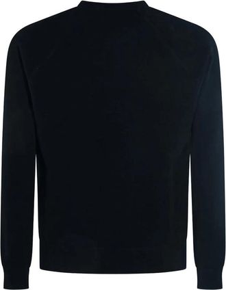 Malo Cashmere Crew Neck Sweater - Blue