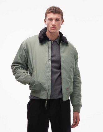 Dickies Coalfield - Veste flight avec détail au col - Vert moyen