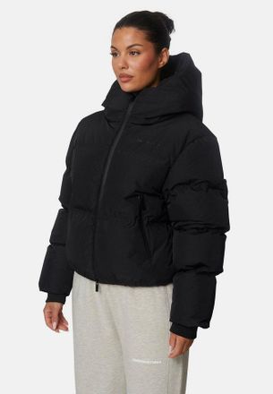 Good For Nothing Kurzjacke Kurze Damenjacke mit Kapuze Wasserabweisende, wattierte Jacke mit durchgehendem Rei&szlig;verschluss
