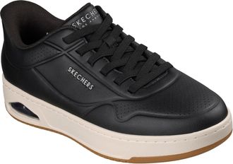 Skechers Mens Uno Ctl-Laying Low Hands Free Slip-ins Sneaker, true black, 42.5 EU