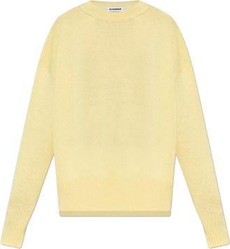 Jil Sander Femme, Pulls, Jaune, Taille: 40 FR Pull en cachemire coupe d&eacute;contract&eacute;e