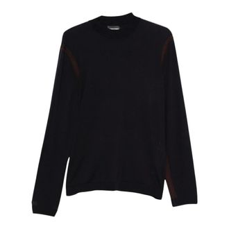 Emporio Armani Pullover - - Knitwear - Herren - Schwarzk - L