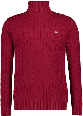 GANT Herren Rollkragenpullover rot unifarben
