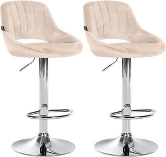 Clp 2er Set Barhocker Milet Samt c