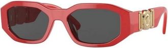 Versace unisex, Accessoires, Rouge, Taille: 48 MM Irregular Lunettes de soleil