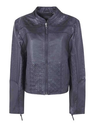 Daily Paper Clothing Blouson En Cuir - Noir
