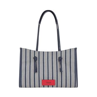 Tous Tous, Femme, Sacs, Bleu, Taille: ONE Size Sac Cabas XL Vacances d&Eacute;t&eacute;