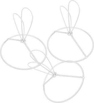 DOITOOL 3 St&uuml;ck Teiliges Lampenschirm Adapter aus Eisen mit Clip Runder Lampenhalter f&uuml;r DIY Beleuchtung Einfaches Anbringen an Gl&uuml;hbirne Passend f&uuml;r Tisch Na