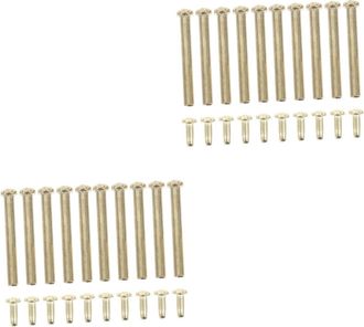 Cabilock 20sätze Faltlüfter Reparaturzubehör Teiliges Mit Stabilen Und Zuverlässigen Nieten Aus Robustem Installieren Für Anfänger Im Faltfächer-reparaturproze