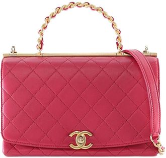 Chanel Hobo Bags - Medium Quilted Lambskin La Parisienne Flap - Gr. unisize - in Gold - f&uuml;r Damen