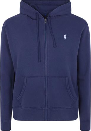 Polo Ralph Lauren Homme, Sweatshirts et sweats &agrave; capuche, Bleu, Taille: S Hooded Full Zip Long Sleeves SweaT-shirt