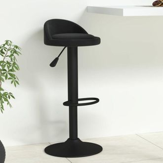 vidaXL Vidaxl - Tabouret de bar Noir Velours