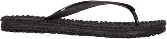 Ilse Jacobsen HORNB&AElig;K | Cheerful01 | Damen Flip Flops mit Glitter | D&auml;nische Design | Sommer Strand Zehentrenner | Black | 41 EU