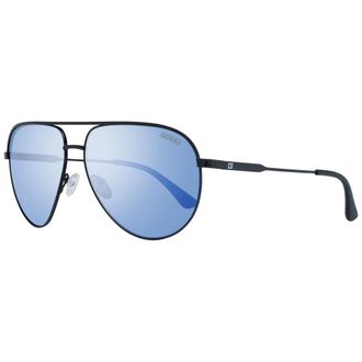 Guess Schwarze Aviator Sonnenbrille Verspiegelte Gl&auml;ser - - Accessories - Herren - Schwarzk - ONE SIZE