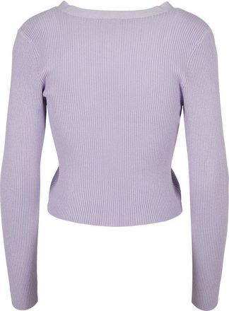 Urban Classics Strickjacke Urban Classics Damen Ladies Short Rib Knit Cardigan (1-tlg)