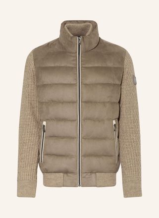 Milestone Blouson Msdean Im Materialmix gruen