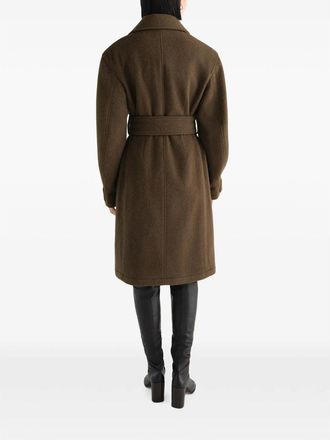 Christophe Lemaire Wool and Alpaca Blend Coat - Brown