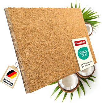 Casa Pura Fu&szlig;matte Kokos Natur 30 mm 80 x 100 cm