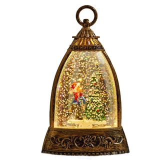 Generic Weihnachts-Schneekugeln, Tischaufsätze Für Weihnachten, Glitzernde Beleuchtete Lampe Mit Musik Für Thanksgiving, Feiertage, Geburtstagsfeiern, Büros, 