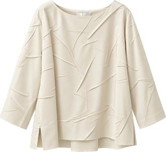 Meimeij Bluse - - Blouses & Shirts - Damen - Beige - M