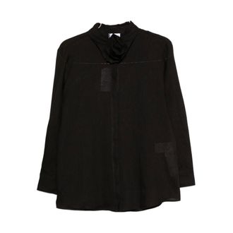 Marella Femme, Blouses et Chemises, Noir, Taille: 44 FR Shirt