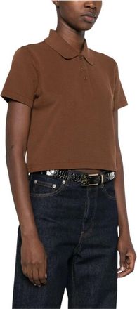 Saint Laurent Damen, Oberteile, Braun, LGr&ouml;&szlig;e