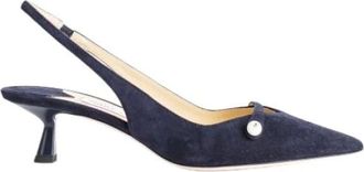 Jimmy Choo London Femme, Chaussures, Bleu, Taille: 40 EU Slingback Pump