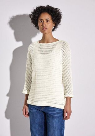 Street One Strickpullover mit U-Boot-Ausschnitt