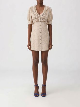 Alessandra Rich Kleid ALESSANDRA RICH Damen Farbe Yellow Cream