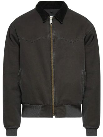 Maison Margiela veste bomber à fermeture zippée - Marron