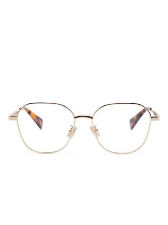 Kenzo lunettes de vue &agrave; monture g&eacute;om&eacute;trique - Or