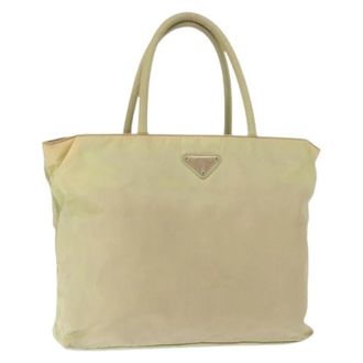 Prada Pre-owned Nylon Tote Bag - - Pre-owned - Damen - Beige - ONE SIZE