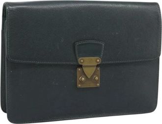 Louis Vuitton Pre-owned Sacoche en cuir Taiga - Femme - Pre-owned - Vert - Taille: ONE Size